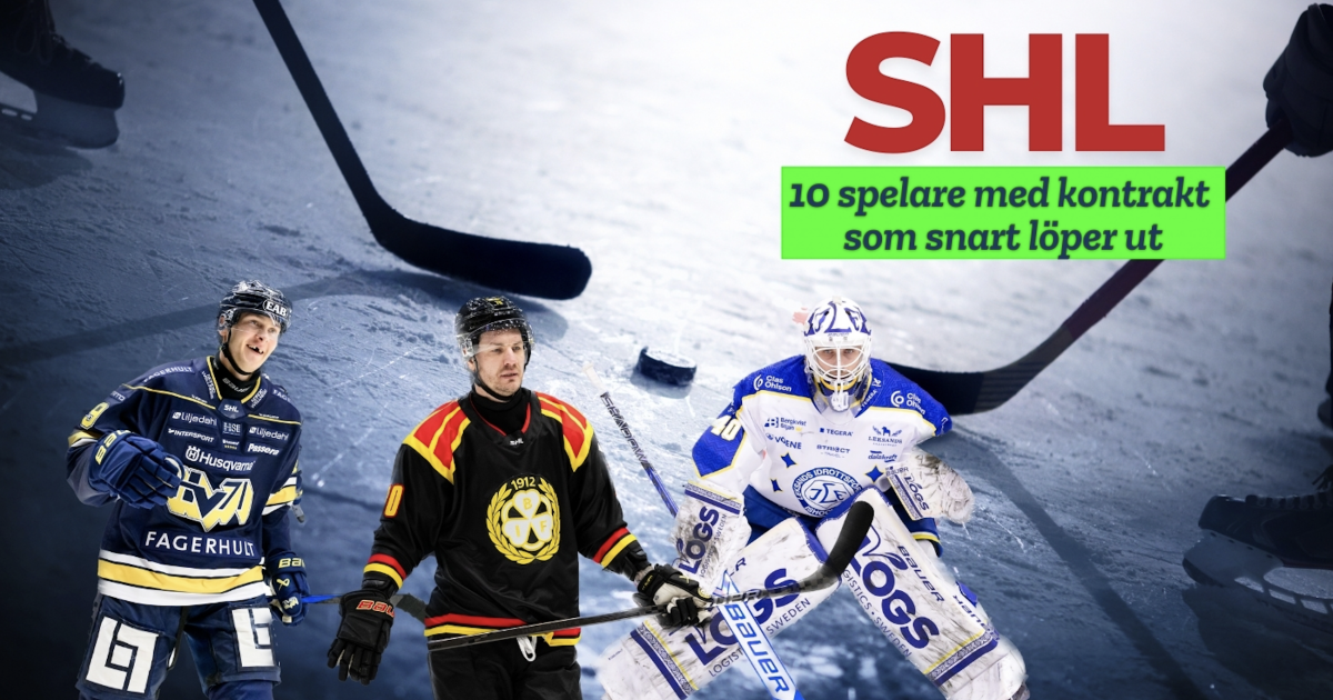 10 SHL-spelare vars kontrakt snart löper ut