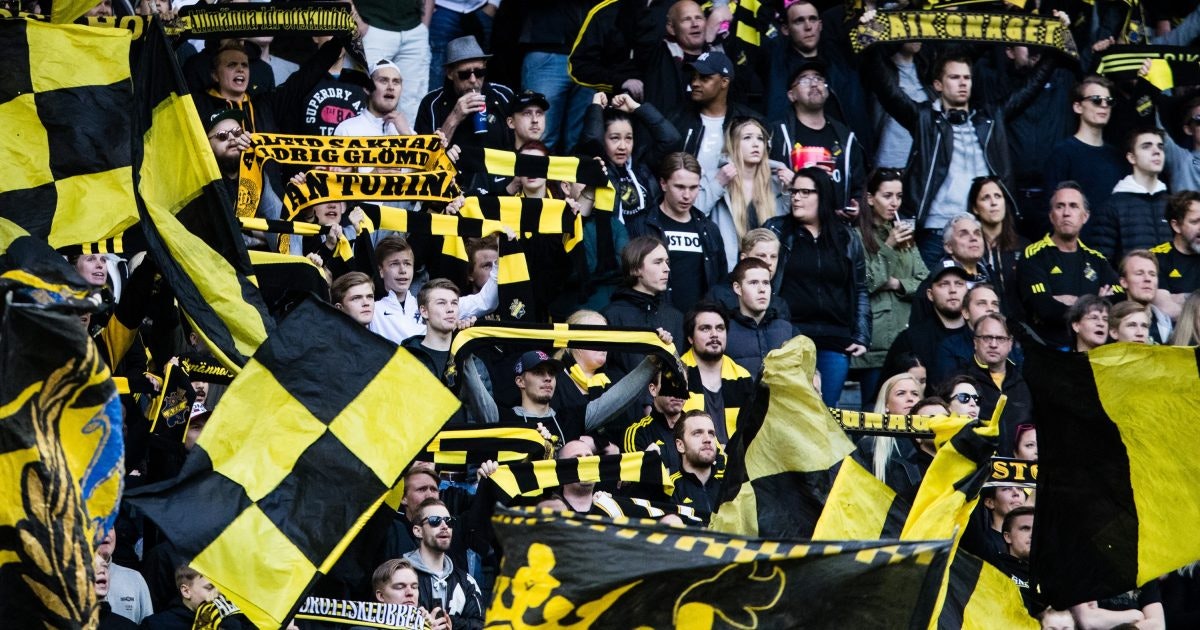 VIDEO: AIK-fansen i matchen mot IK Sirius