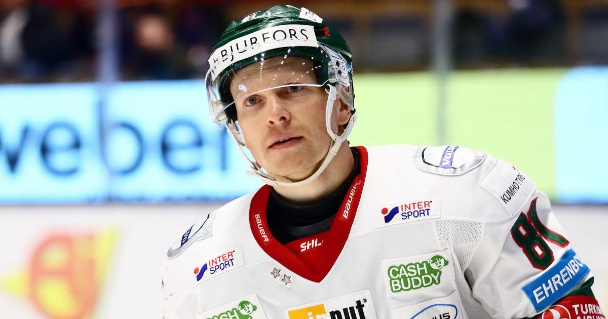 Ryan Lasch aktuell för Södertälje SK i HockeyAllsvenskan